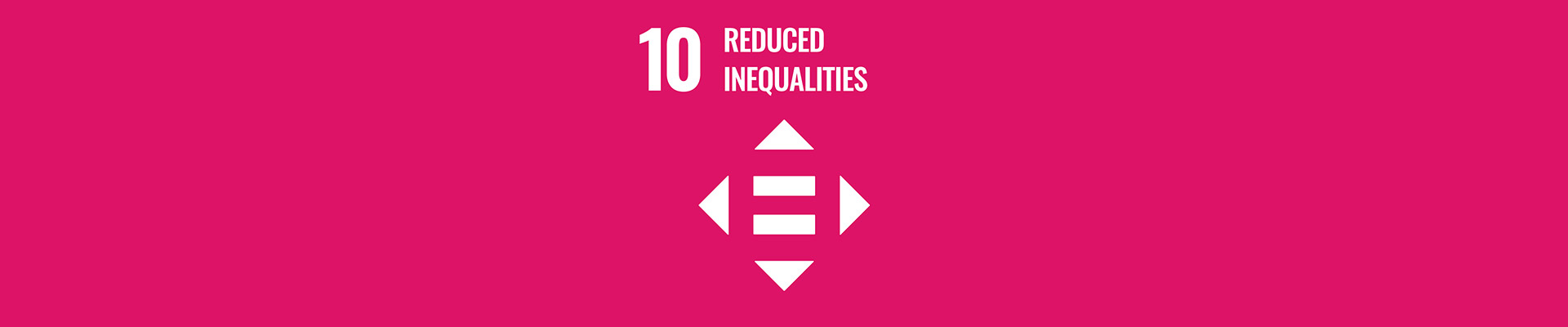 SDG 10: Reduced Inequalities - SUAD Pledge for Sustainability